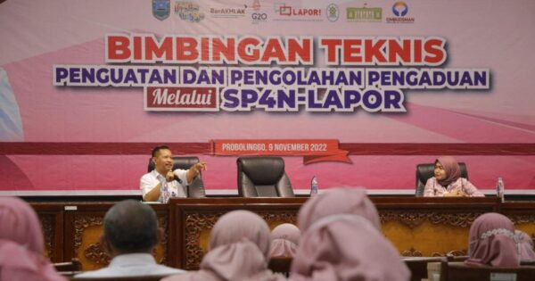 Perkuat Pengolahan Aduan Masyarakat, Pemkab Probolinggo Berikan Bimtek SP4N-LAPOR - PANTURA7.com