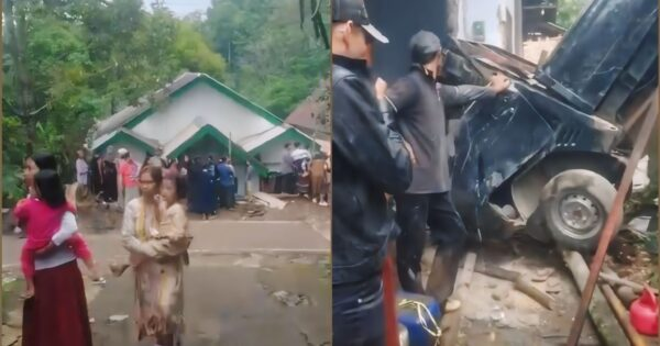 Pikap Kembali Tabrak Rumah di Kronto Pasuruan, Diduga Karena Rem Blong ...