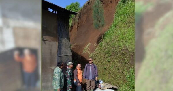 Tebing Longsor Terjadi di Lereng Bromo, Timpa 2 Rumah - PANTURA7.com