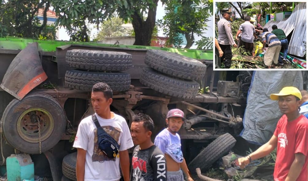 Diduga Rem Blong, Truk Pasir Tabrak Sejumlah Kendaraan di Lumajang ... Diduga Rem Blong, Truk Pasir Tabrak Sejumlah Kendaraan di Lumajang ...
